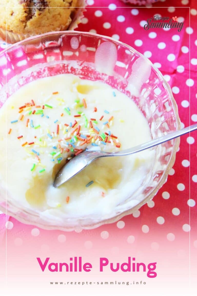 Vanille Puding - Rezepte Sammlung