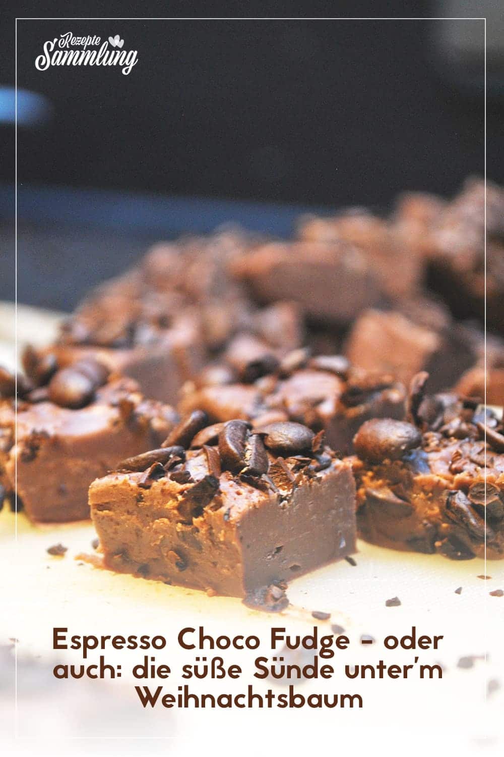Espresso Choco Fudge - oder auch: die süße Sünde unter'm Weihnachtsbaum ...